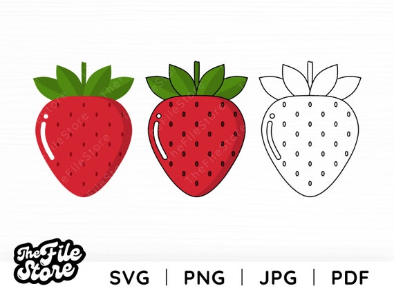Strawberry Svg Fruit Svg Strawberry Png Svg Png Svg Files - Etsy Australia
