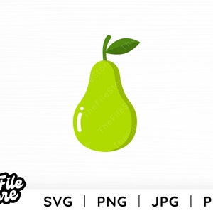 Pear, Fruit Svg, Pear Svg, Pear Icon, Svg, Png, Jpg, Svg Files for ...