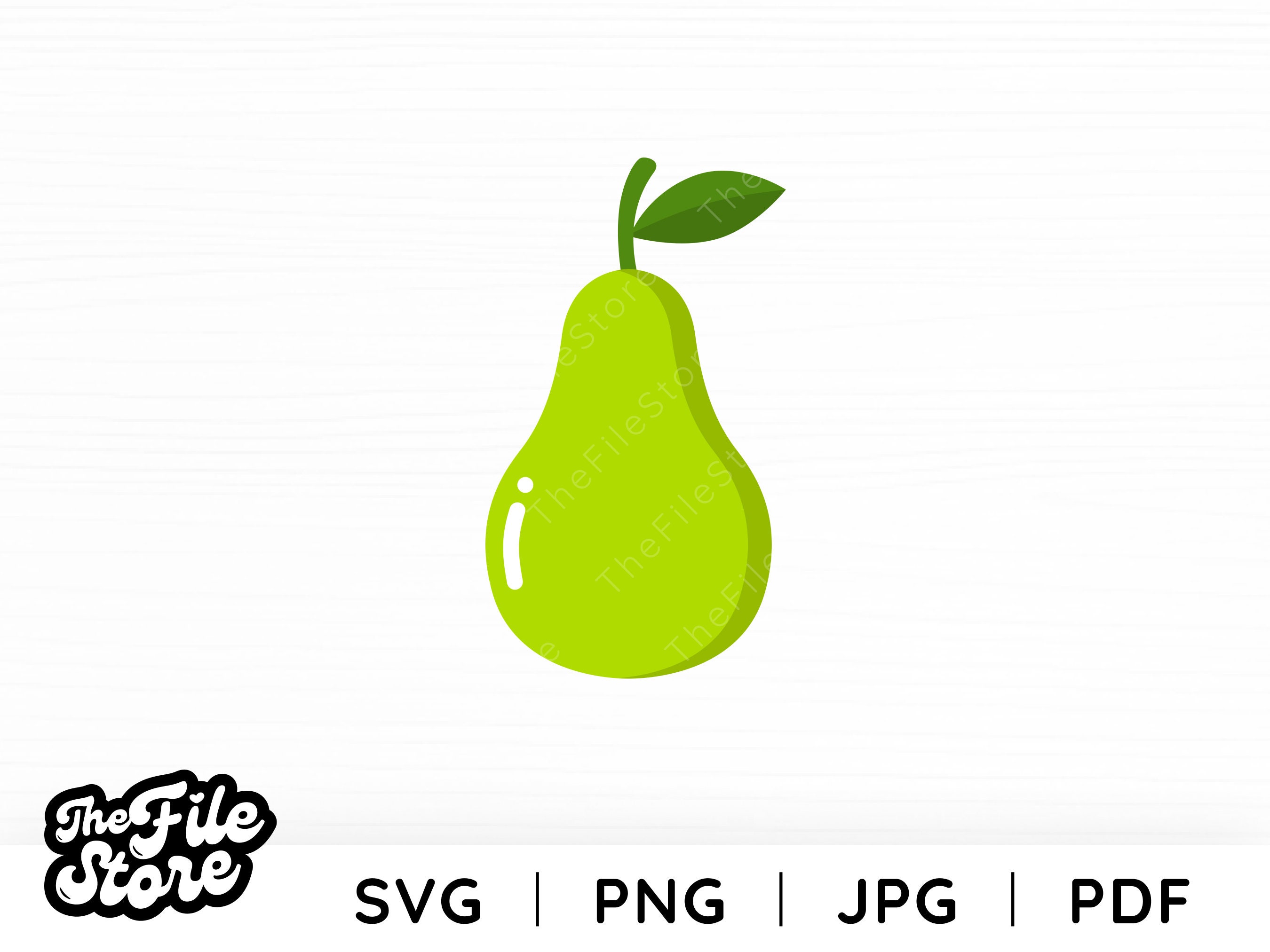 Pera, Fruta Svg, Pera Svg, Icono de pera, Svg, Png, Jpg, Archivos Svg ...