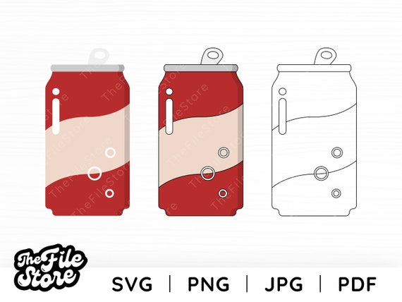 Cola Soda Can Coca Cola Drink Soda Svg Png Jpg Svg - Etsy
