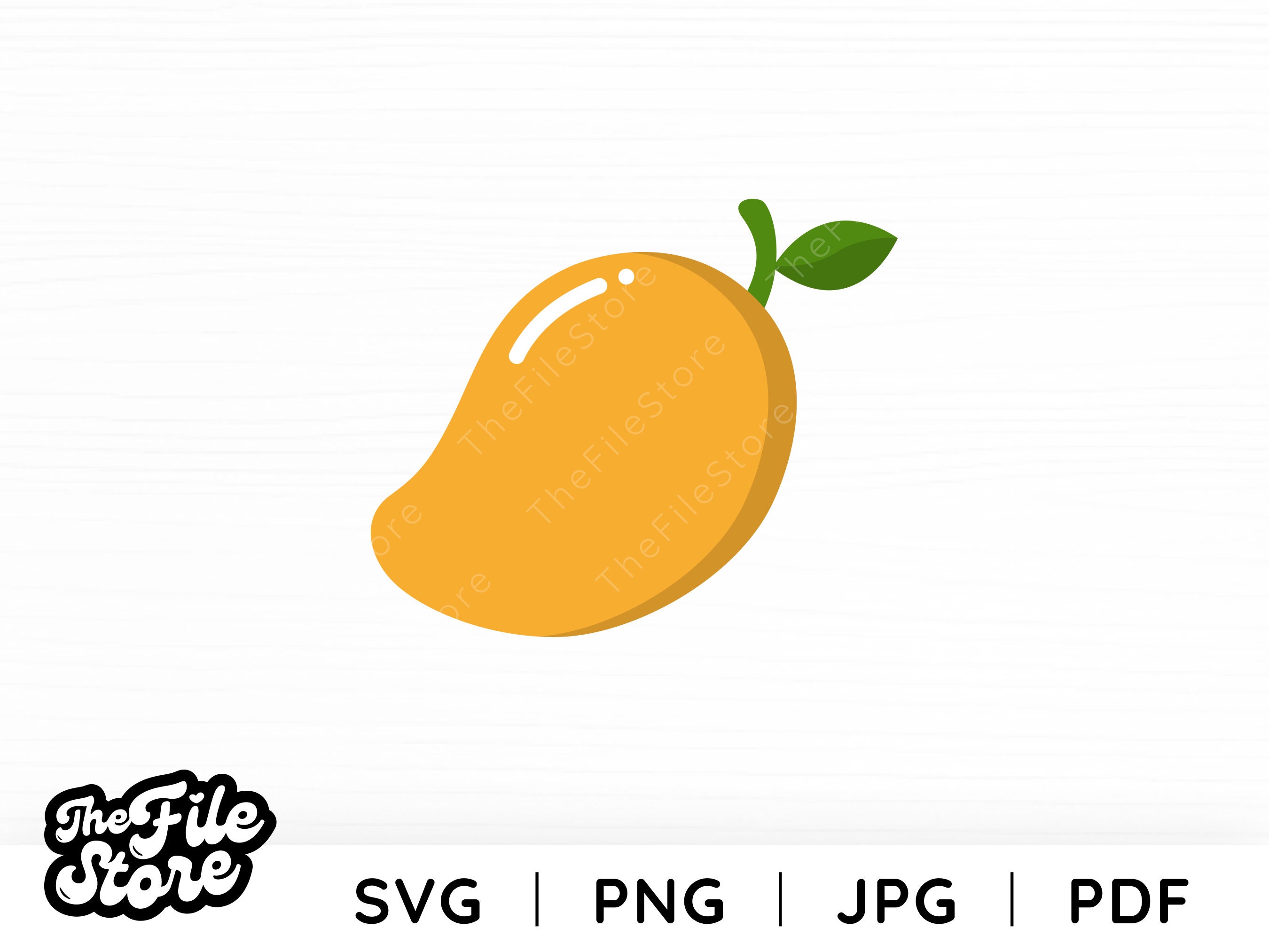 Mango, Mango Svg, Mango Png, Fruit Svg, Svg, Png, Svg Files for Cricut ...