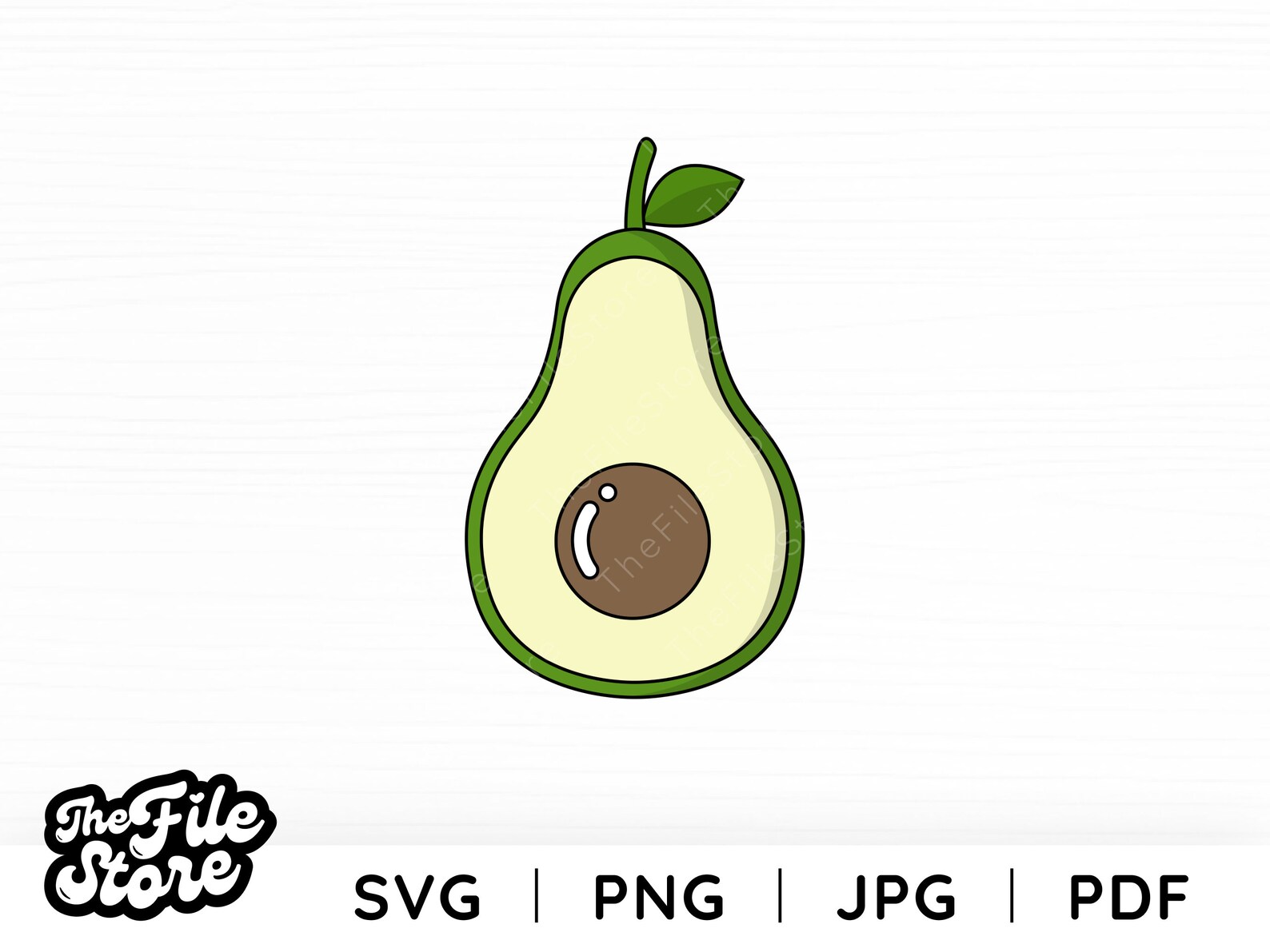 Avocado, Avocado Svg, Avocado Fruit, Svg, Png, Jpg, Svg Files for ...