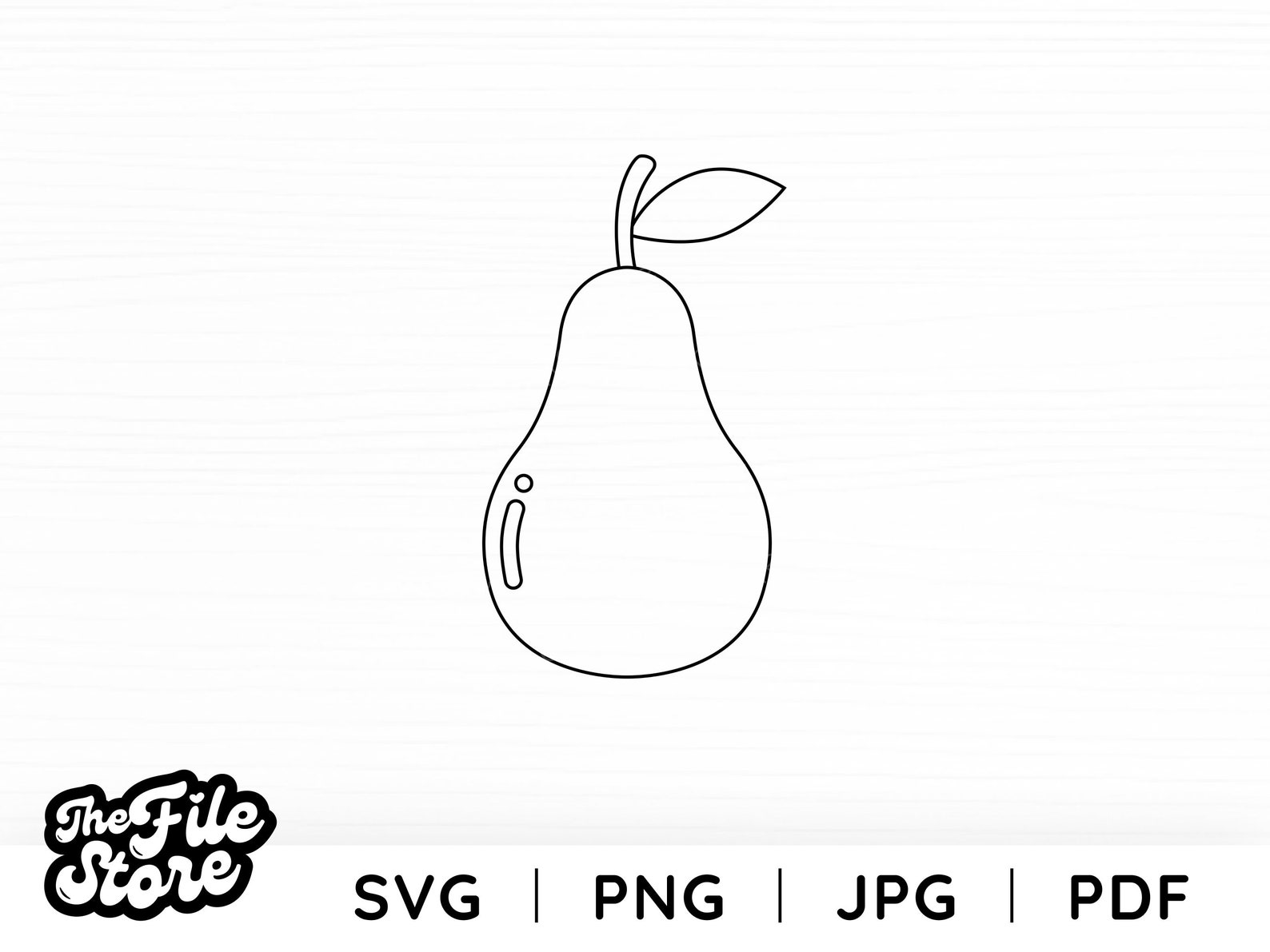Pear, Fruit Svg, Pear Svg, Pear Icon, Svg, Png, Jpg, Svg Files for ...