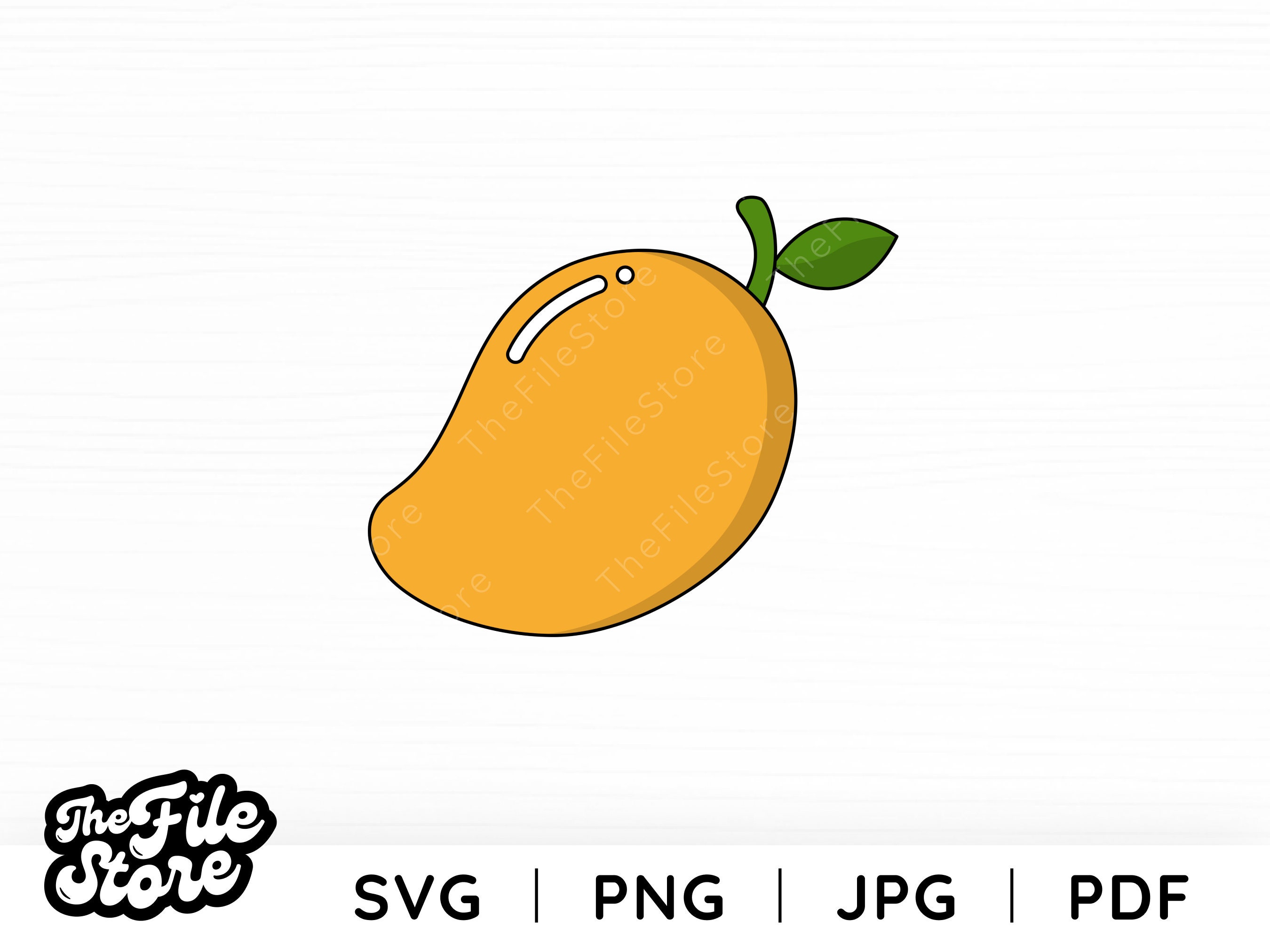 Mango, Mango Svg, Mango Png, Fruit Svg, Svg, Png, Svg Files for Cricut ...