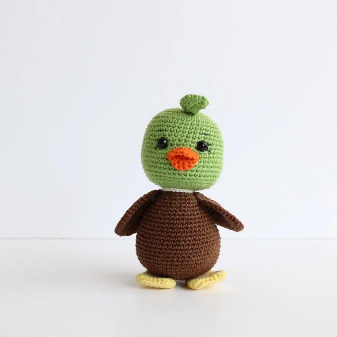 Cute Duck Amigurumi Pattern – Crochet Animal Toy PDF Tutorial, Instant ...