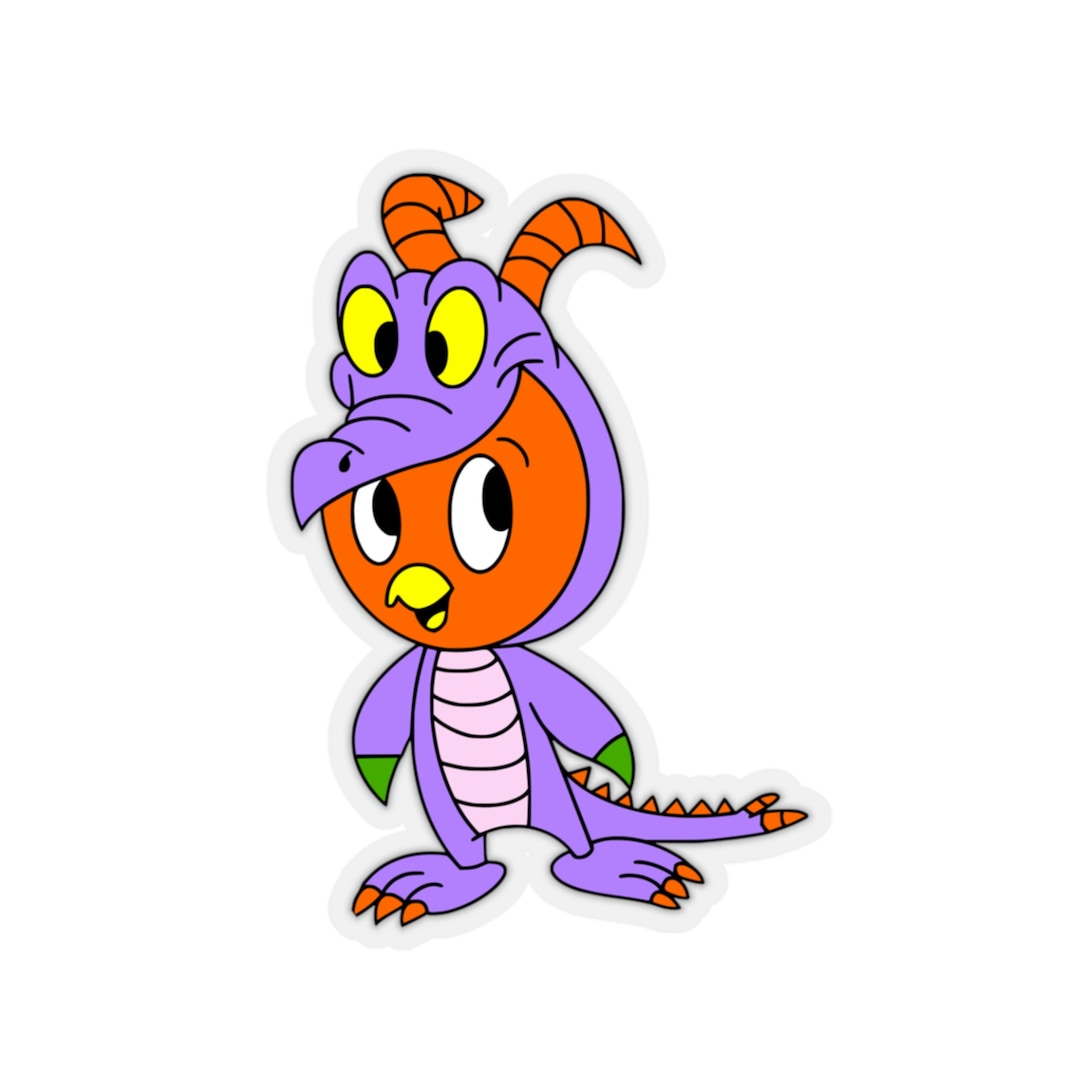 Orange Bird Figment Costume EPCOT Disney Kiss-cut Stickers Marron ...