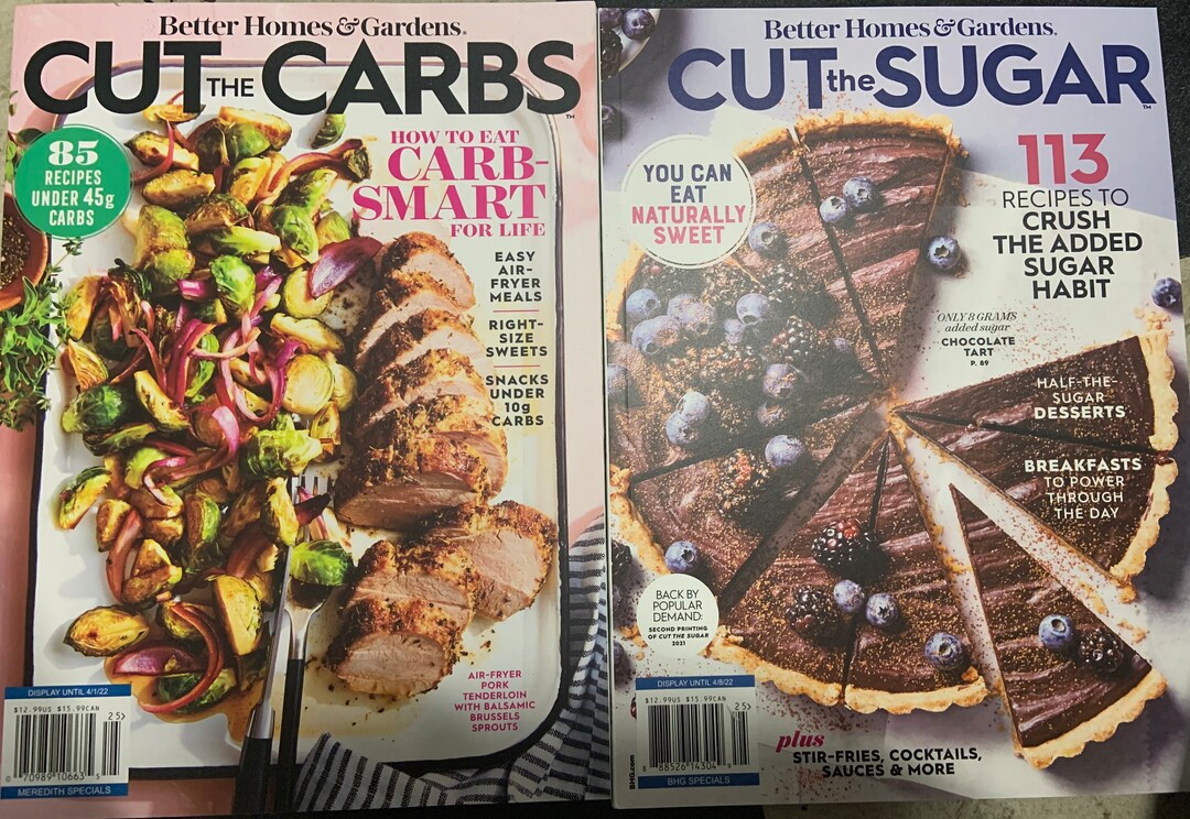 Better Homes and Gardens Cut the Sugar/carbs Magazine NEW - Etsy