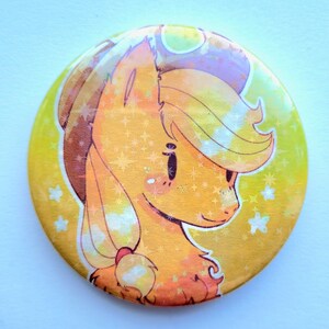 My Little Pony mane 6 Holographic Pins - Etsy