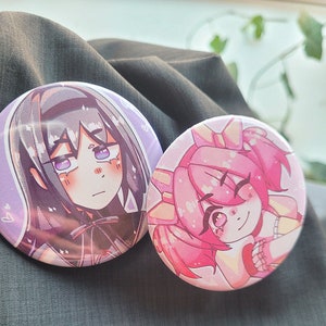 Homura+kaname Matching Pins[madoka Magica] - Etsy