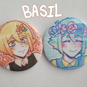 NEW- Holographic Omori Button Pins - Etsy