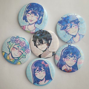 NEW- Holographic Omori Button Pins - Etsy