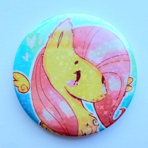My Little Pony "mane 6" Holographic Pins - Etsy