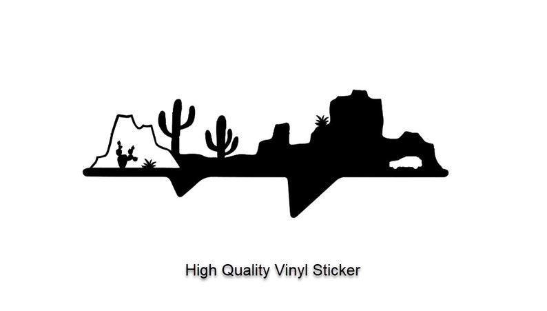 Toyota Rav4 Badge Decal - Desert - Etsy