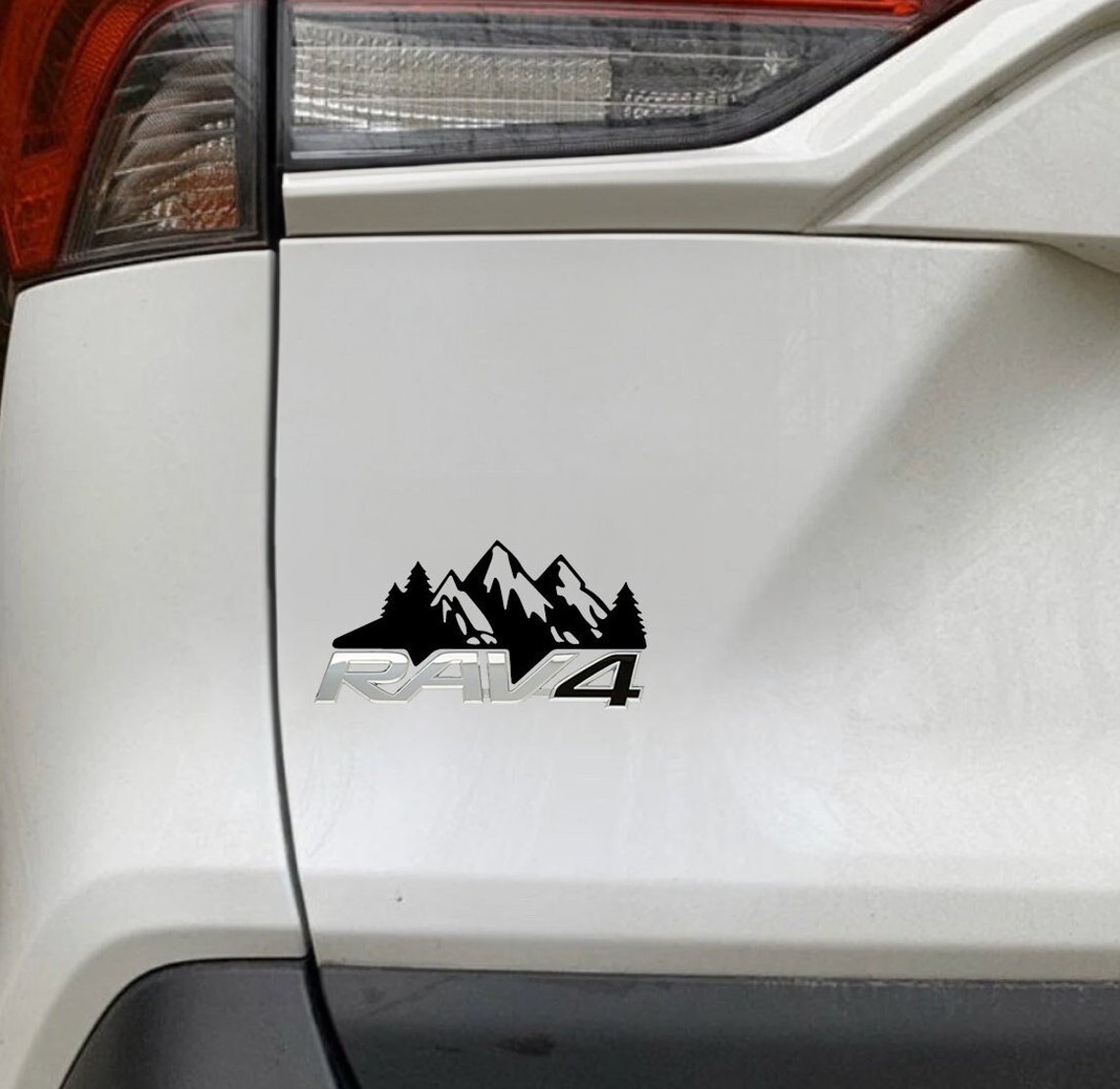 Toyota Rav4 Badge Decal Mountain - Etsy