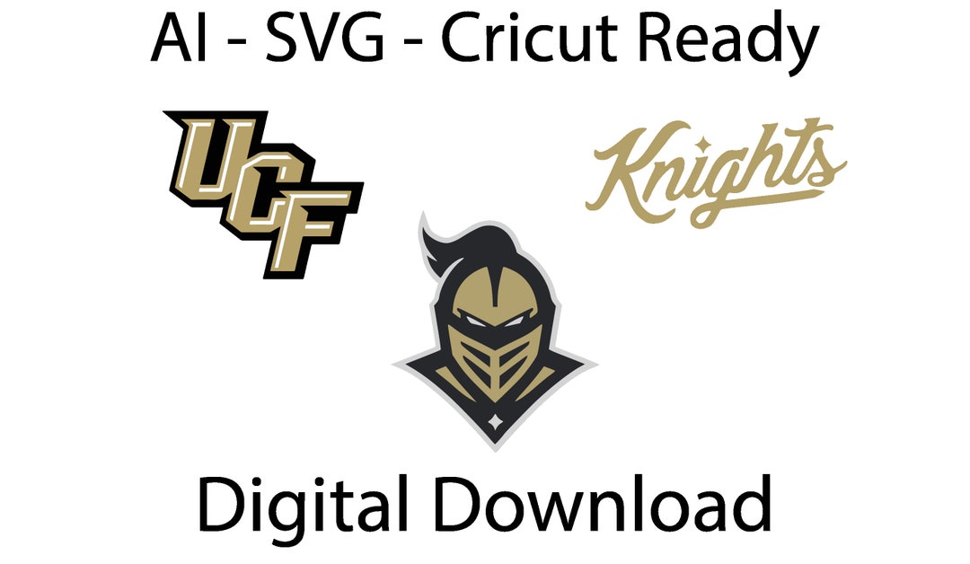 New UCF Logos | SVG Files | Cricut | Design Space | Knights | Knightro ...