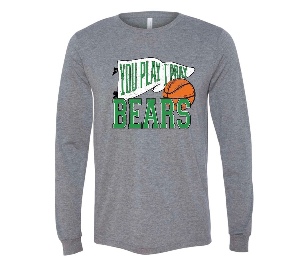 You Play I Pray Custom Basketball Long Sleeve Tee | Basketball Shirt ...