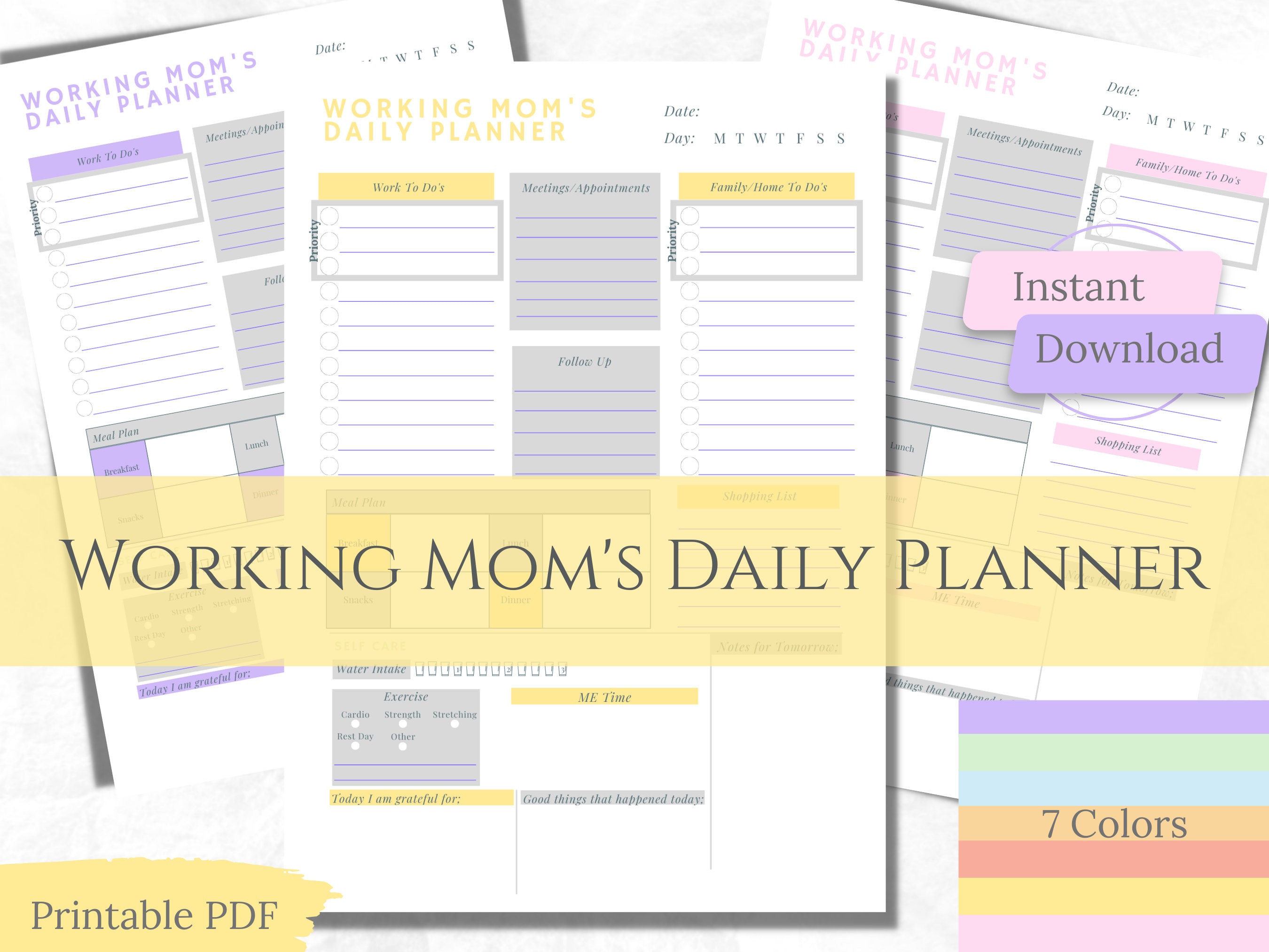 Working Mom Planner, Work Planner, Mom Planner, Busy Mom, Mom Organizer ...