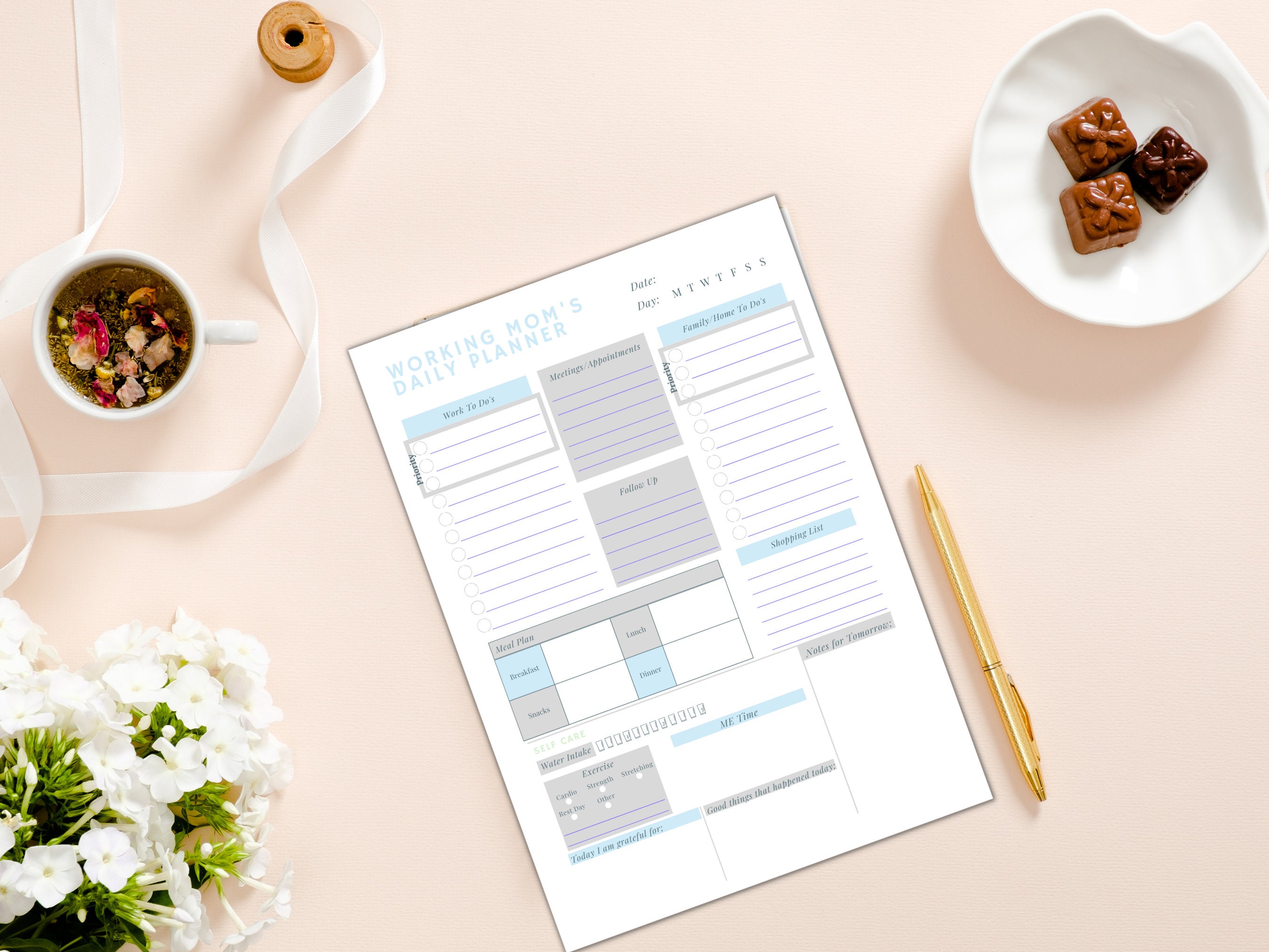 Working Mom Planner, Work Planner, Mom Planner, Busy Mom, Mom Organizer ...