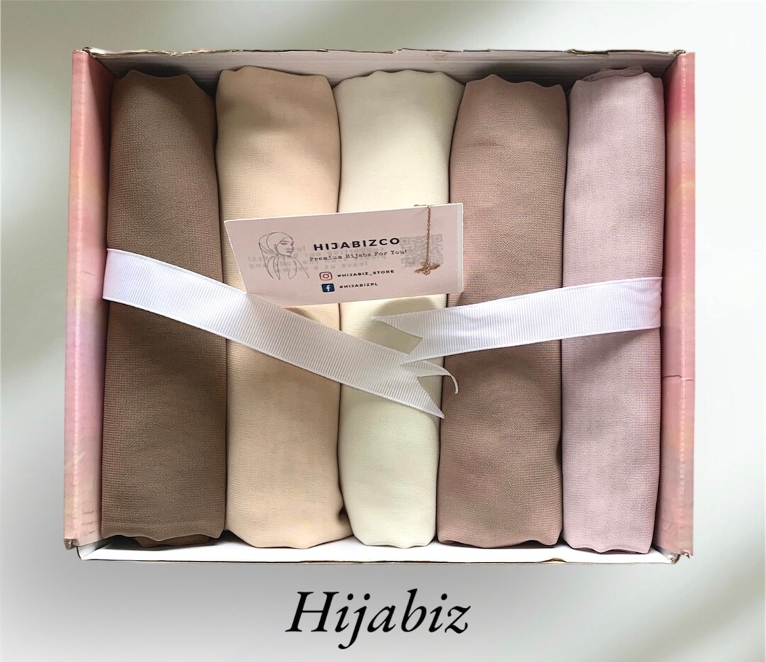 Luxury Chiffon Hijab Box Premium Chiffon Box Customize Your Hijab Box ...