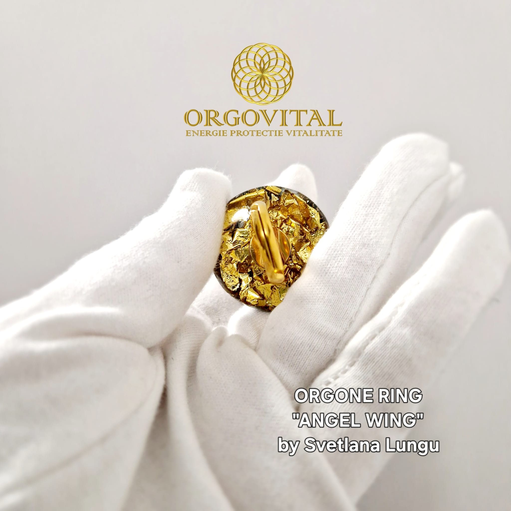 Orgone Ring angel Wing is Charged With Three Healing Frequencies: 528 ...