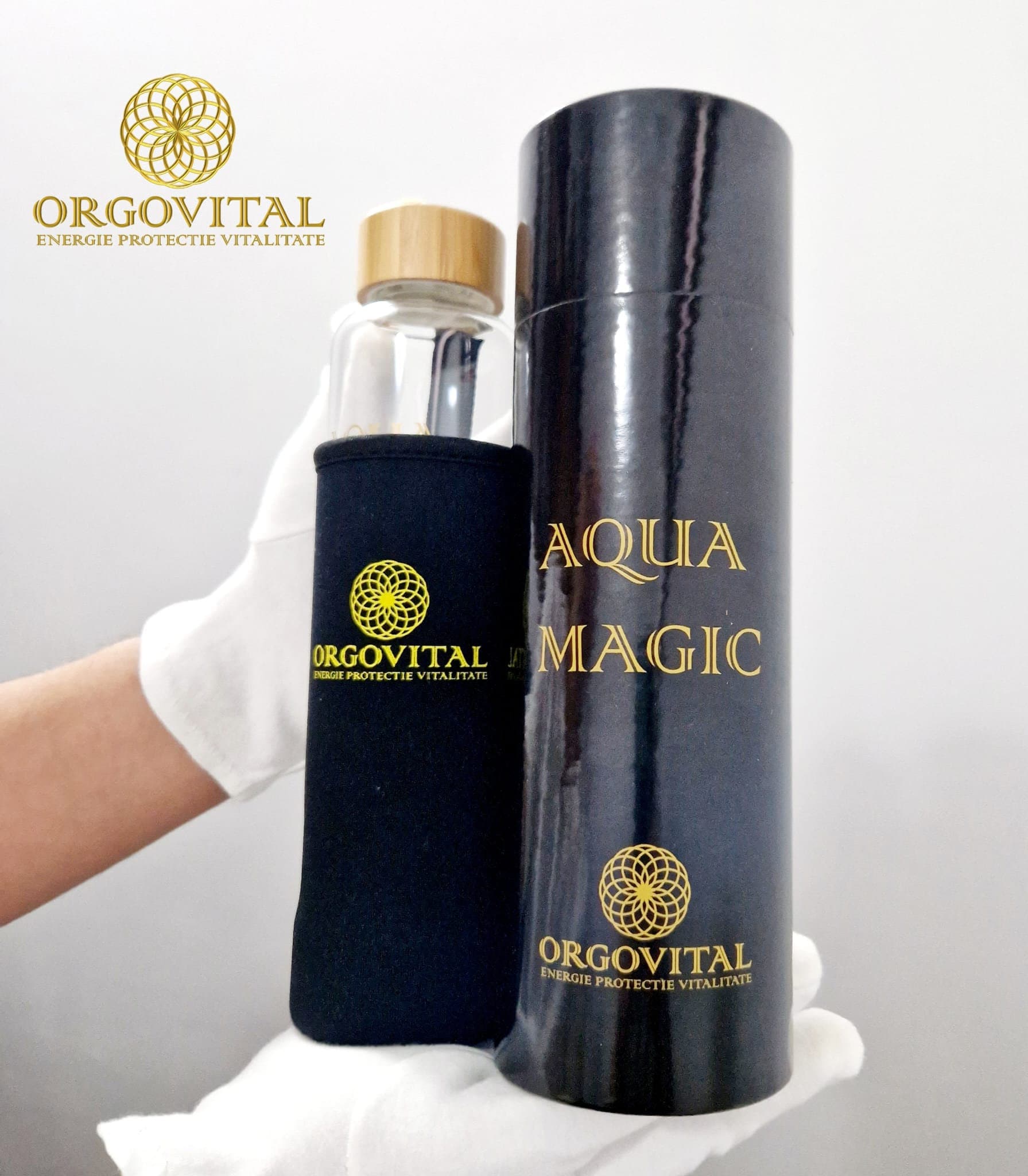 AQUA MAGIC Water Bottle Purifies Water at the Energetic and Informational Level, Restores Its ...