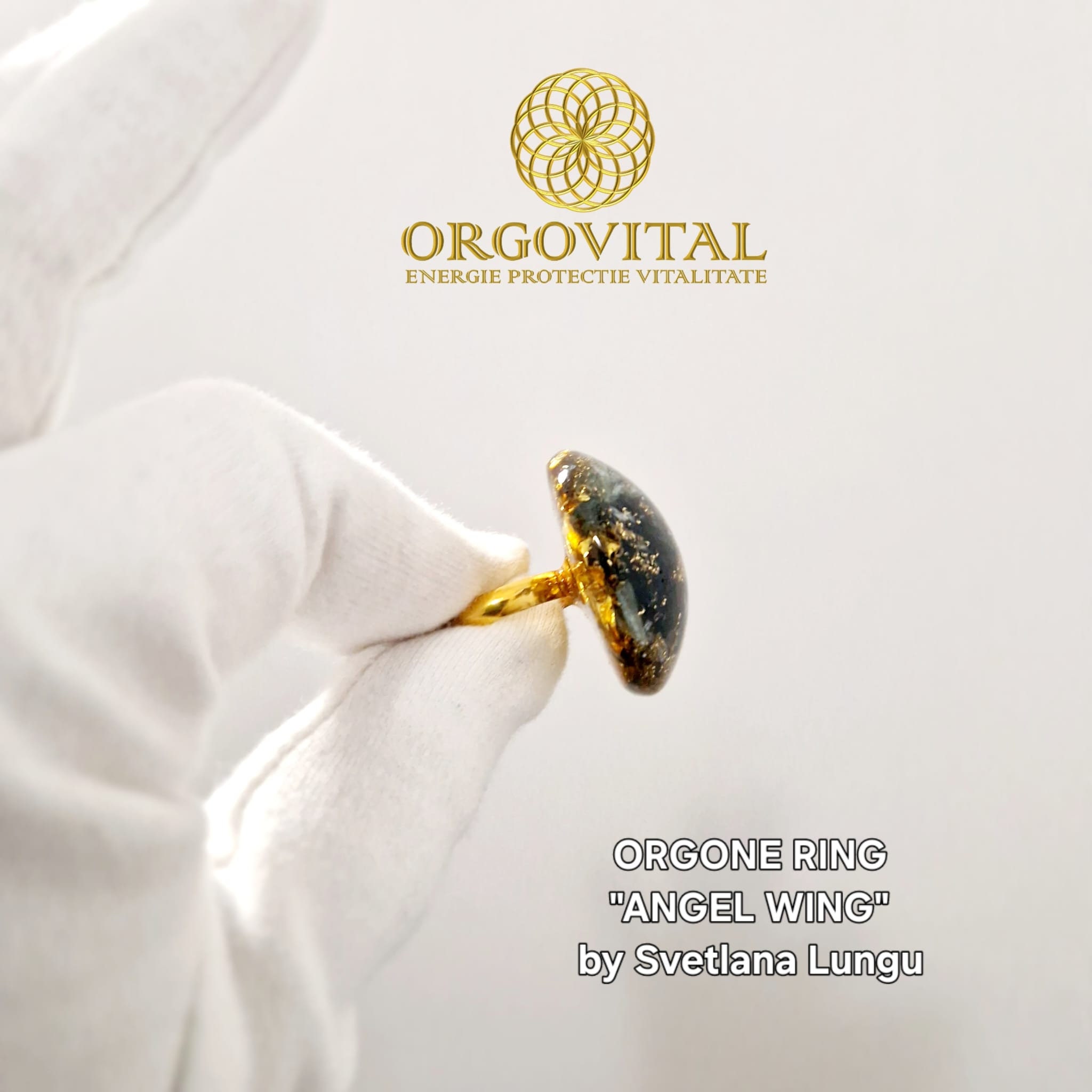 Orgone Ring angel Wing is Charged With Three Healing Frequencies: 528 ...