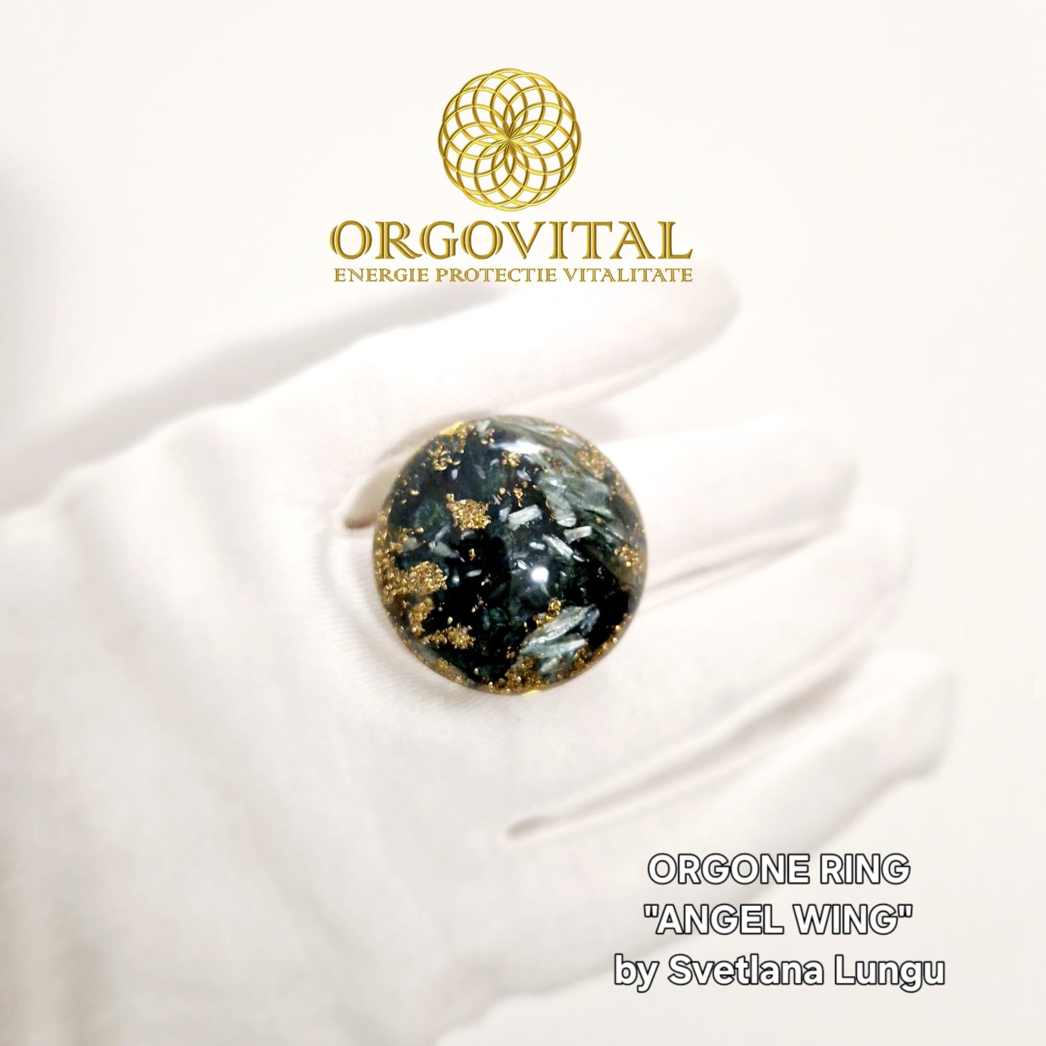Orgone Ring angel Wing is Charged With Three Healing Frequencies: 528 ...