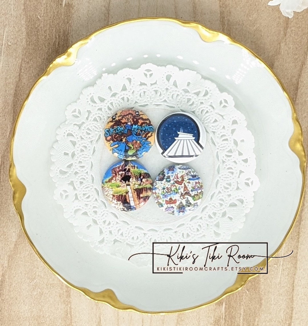 MOUNTAIN Set of Pins Disney Inspired With Pin Back/ for Scrapbooks ...