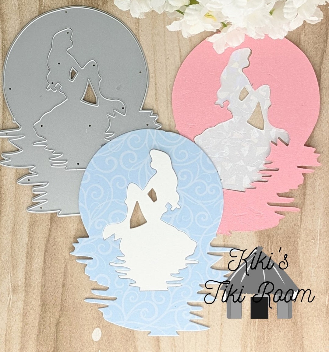 MERMAID ARIEL Metal Cutting Die / for Scrapbooks / Cards/ Journals/ DIY ...