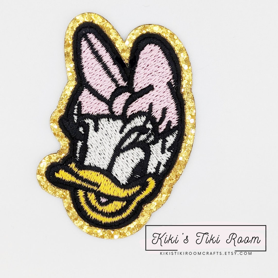 DAISY DUCK Embroidered Iron on Patch/ Sew on Patch/for Scrapbooks ...