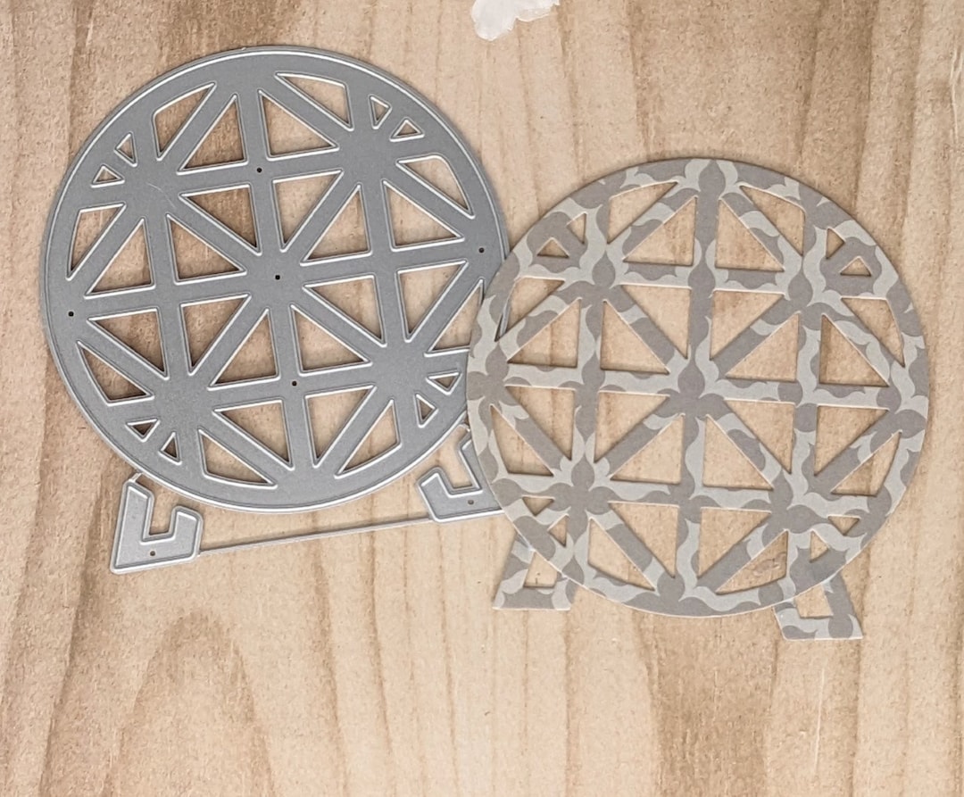 EPCOT SPACESHIP *exclusive* Earth Metal Cutting Dies / for Scrapbooks ...