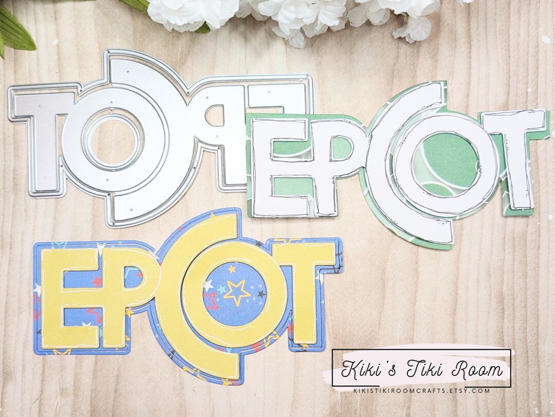 EPCOT TITLE *exclusive* Metal Cutting Dies / for Scrapbooks / Cards ...