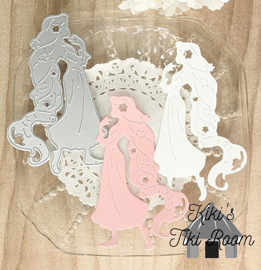 TANGLED PRINCESS Metal Cutting Die / for Scrapbooks / Cards/ Journals ...