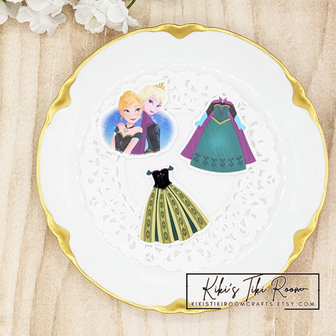 FROZEN #2 Set of 3 Resin Flatback Embellishments/ for Scrapbooks ...