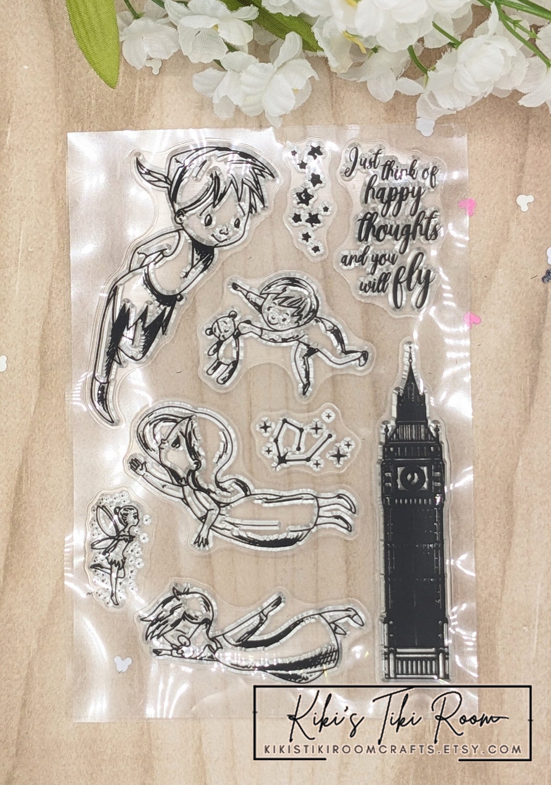PETER PAN #22 Decorative Stamp Set/ for Scrapbooks/ Cards /planners ...
