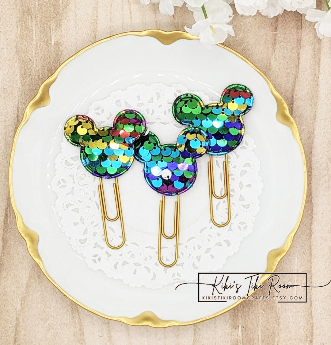 SEQUENCE MOUSE Head Paper Clip / for Scrapbooks / Cards/ Journals/ DIY ...