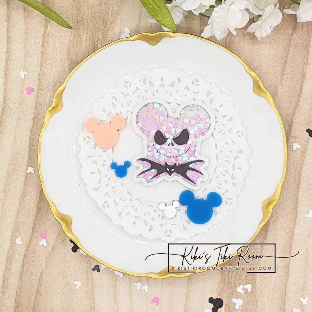JACK SHAKER 3D Resin With 4 Acrylic Pieces / for Scrapbooks / Cards ...
