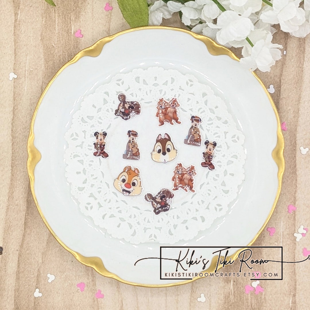 ANIMAL #2 Set of 10 Mini Resin Flatback Embellishments/ for Scrapbooks ...