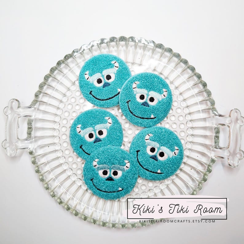 MONSTER SULLY Chenille Embroidered Patch With Pin Back/for Scrapbooks ...