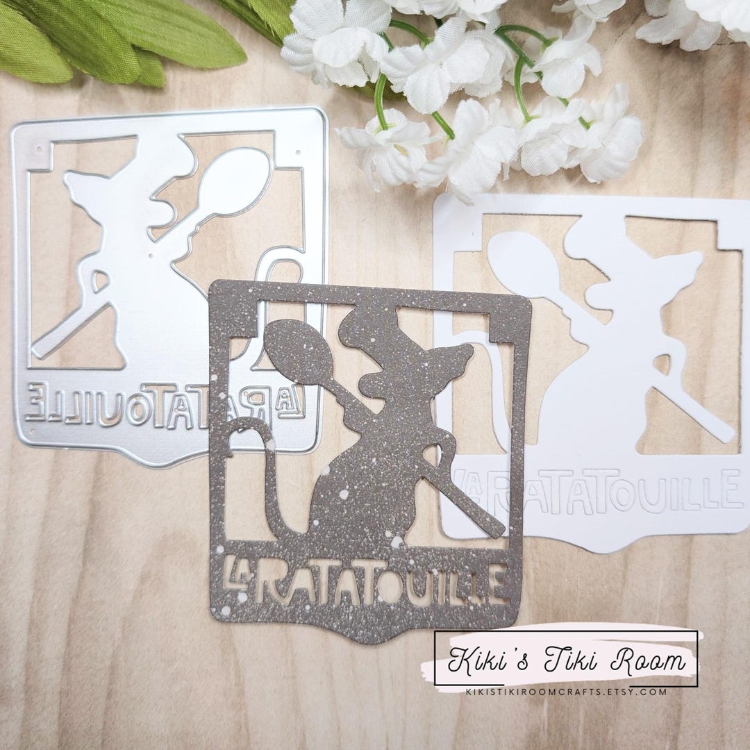 REMY RATATOUILLE exclusive Metal Cutting Die / for Scrapbooks / Cards ...