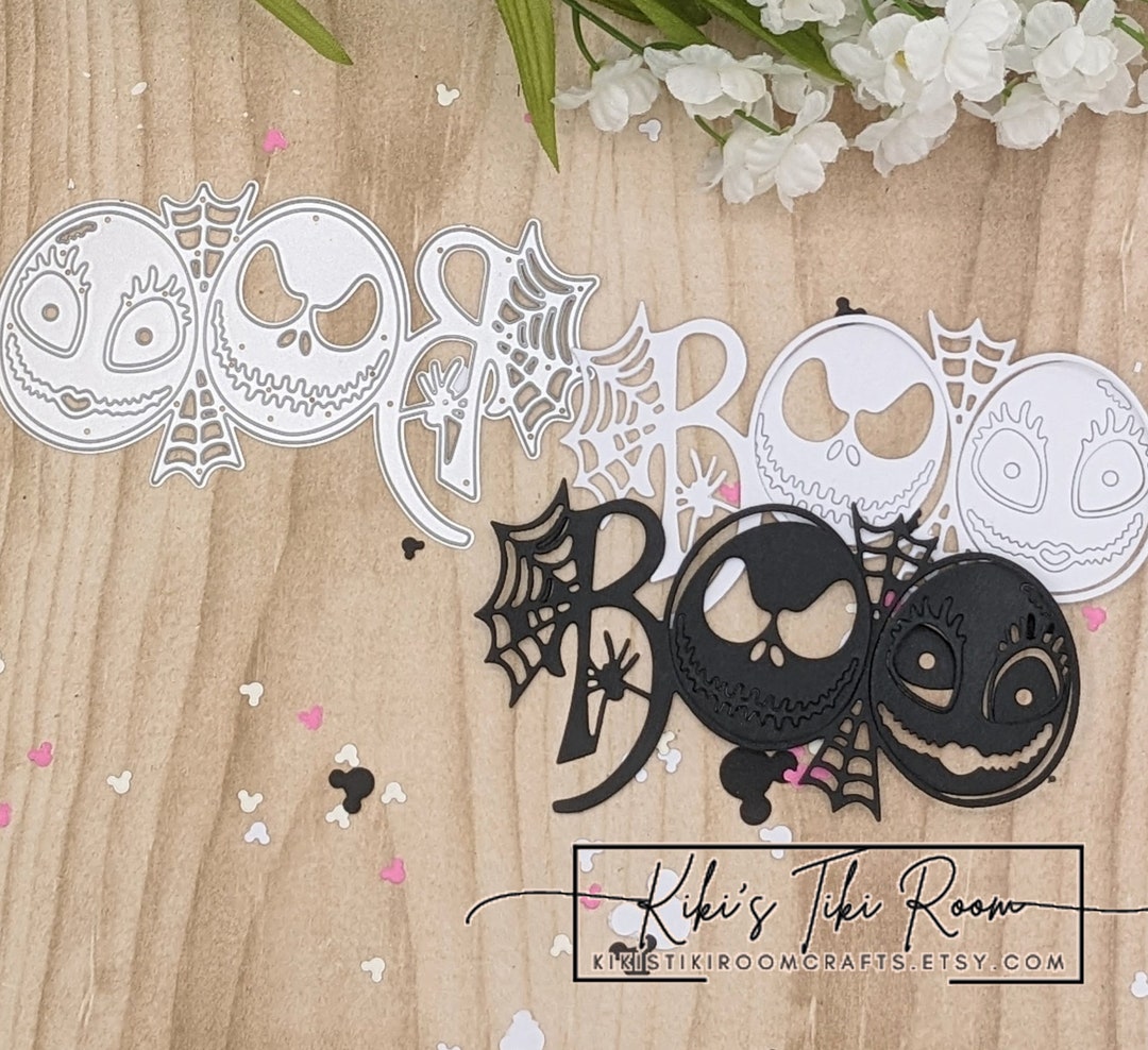 BOO NIGHTMARE Metal Cutting Die Set / for Scrapbooks / Cards/ Journals ...