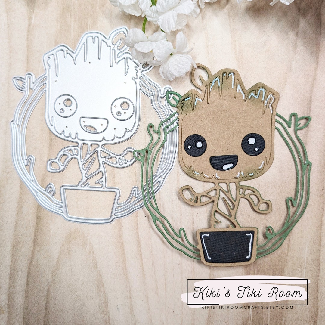 BABY GROOT Metal Cutting Die / for Scrapbooks / Cards/ Journals/ DIY ...