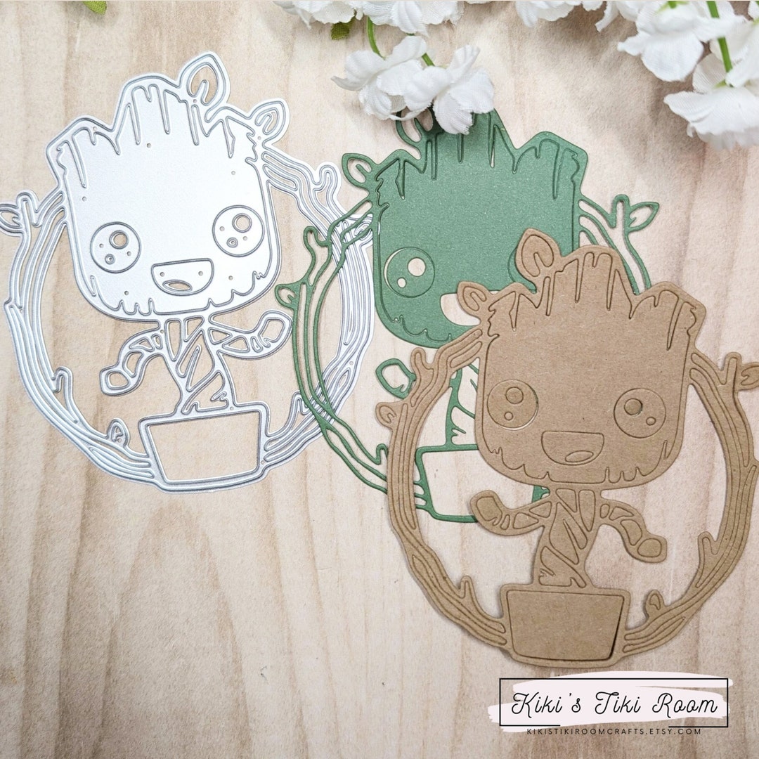 BABY GROOT Metal Cutting Die / for Scrapbooks / Cards/ Journals/ DIY ...