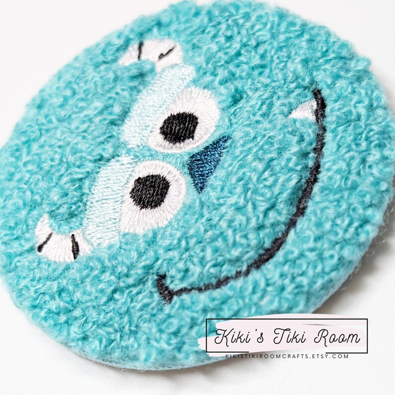 MONSTER SULLY Chenille Embroidered Patch With Pin Back/for Scrapbooks ...