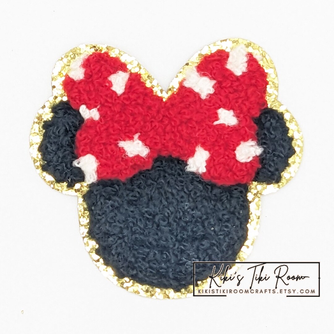 MINNIE MOUSE Chenille Embroidered Iron on Patch/ Sew on Patch/for ...