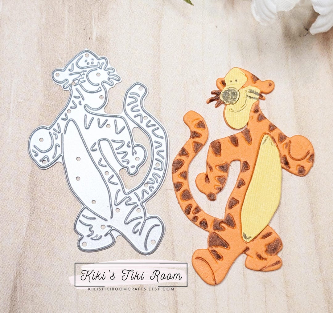 TIGER TIGGER Metal Cutting Die / for Scrapbooks / Cards/ Journals/ DIY ...