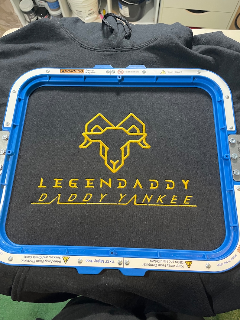 Daddy Yankee Legendaddy Sweater- Embroidered - Etsy