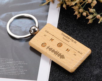 Spotify Barcode Keychain - Etsy