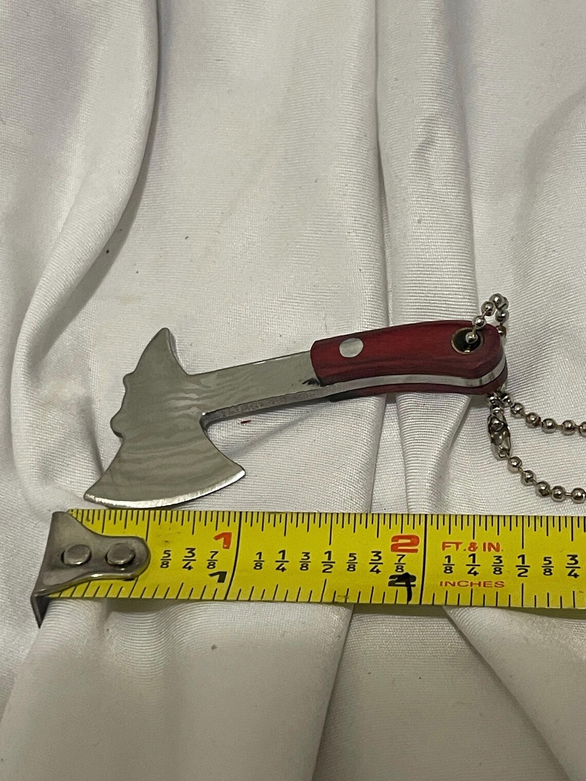 Tiny Pocket Knife Keychain With Damascus Print, Mini Pocket Knife - Etsy