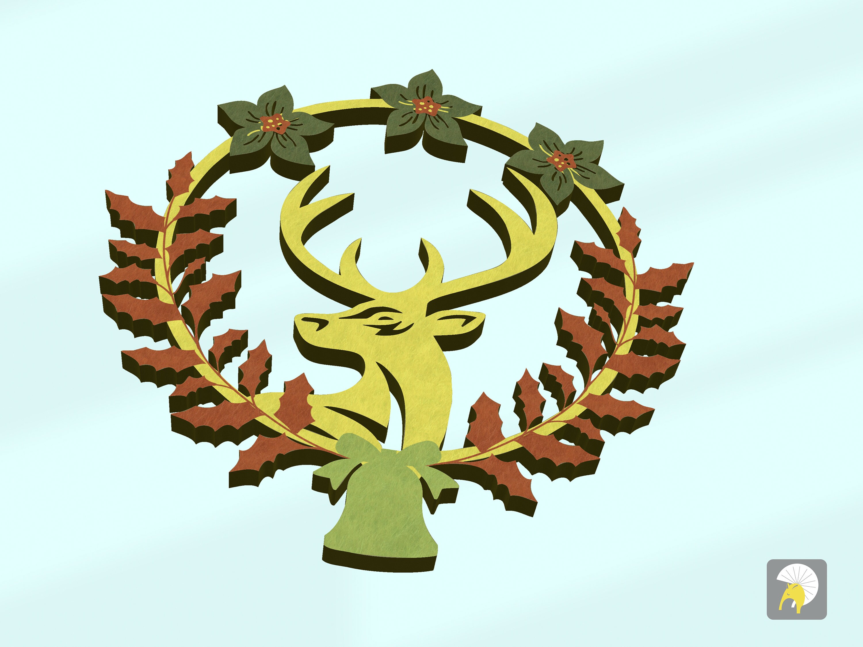 Winter, Hello Noel Sign, Christmas Door Hanger SVG, Deer Door Hanger ...